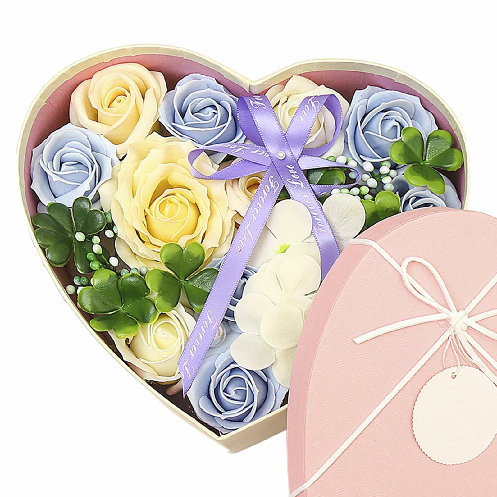 Мыло с ароматом розы Цветочный подарочный набор Роскошные искусственные цветы