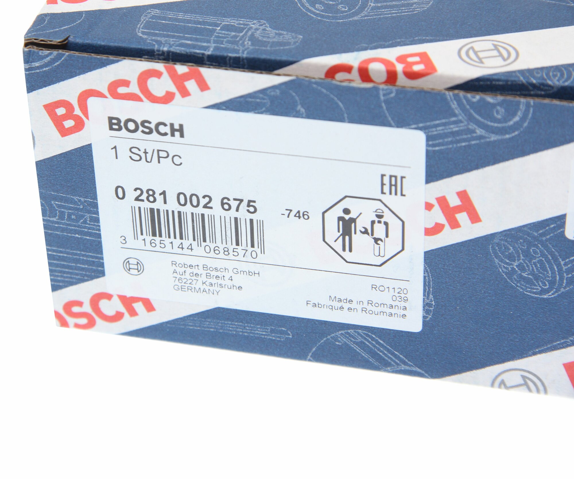 Датчик положения коленвала Bosch Арт.0281002675 / DAF XF105 — фото 1