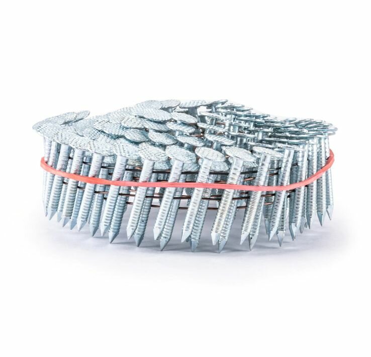 Гвозди кровельные барабанные c кольцевой накаткой 3,1х32 мм для нейлера FoxWeld C45 AERO 120 шт