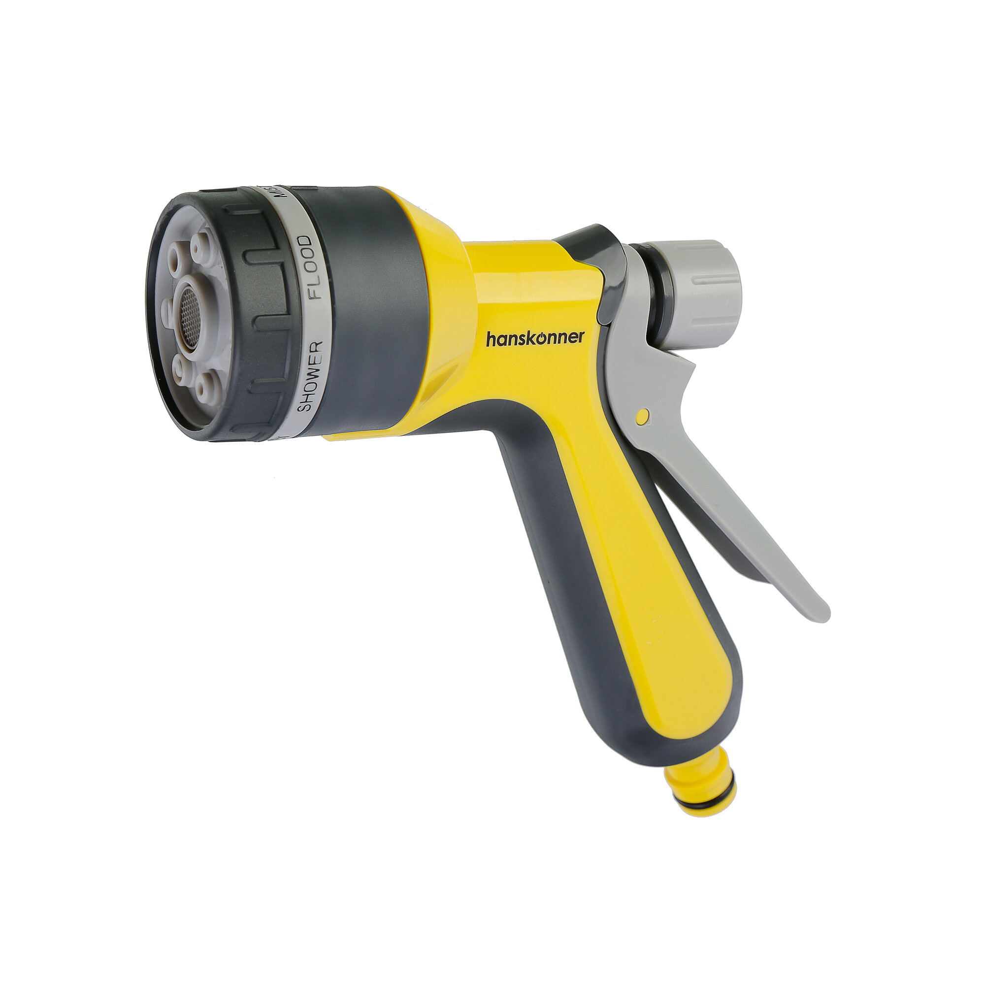 Пистолет для полива Hanskonner HK3015-25-7AS 7 функций + фитинг аквастоп, пласт
