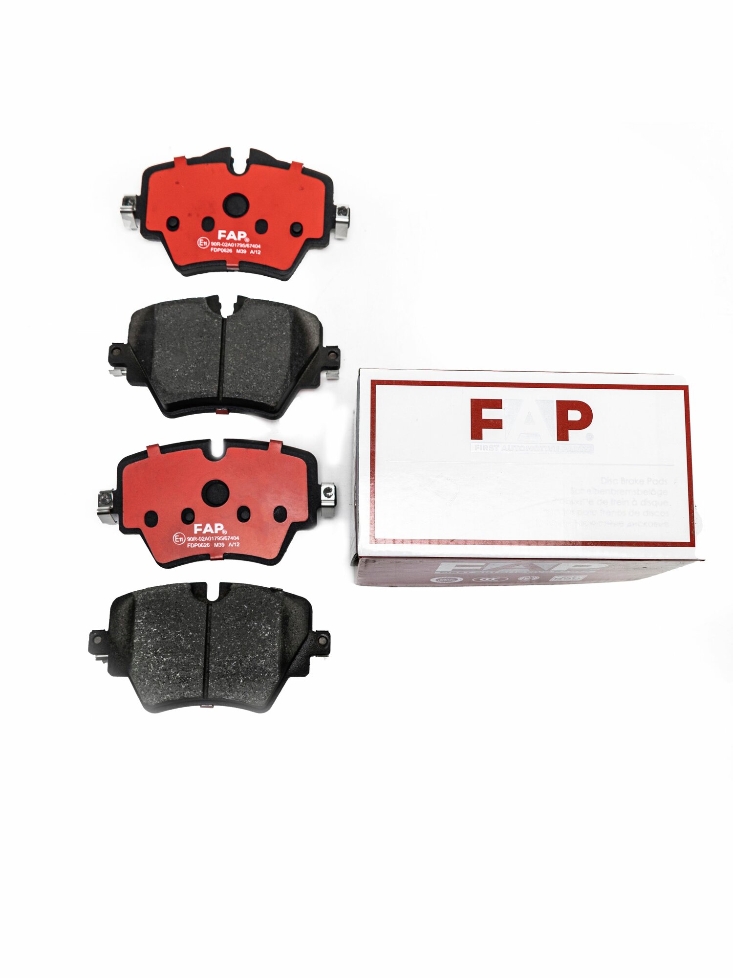 Передние тормозные колодки BMW БМВ 1 2 3 4 X1 X2 Z4, Mini Clubman Countryman, Мини Клабмэн Кантримэн; 34106860019, 34106882418 керамические красные