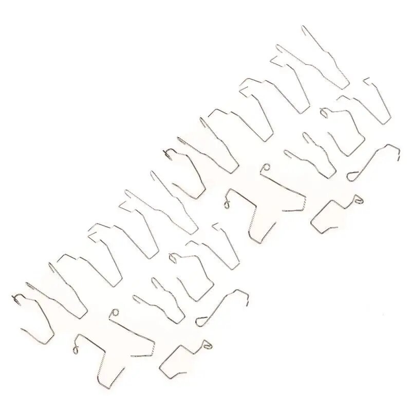 Универсальные зажимы для ламп накаливания фар H1 H3 H4 H7, набор держателей автомобильных ламп ближнего света, 12/24 шт. с зажимной пружиной 24pcs