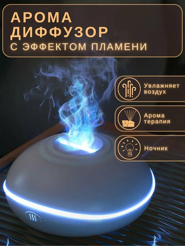 Аромалампа для эфирных масел электрическая, аромадиффузор, яйцо, белая, Grocery Company