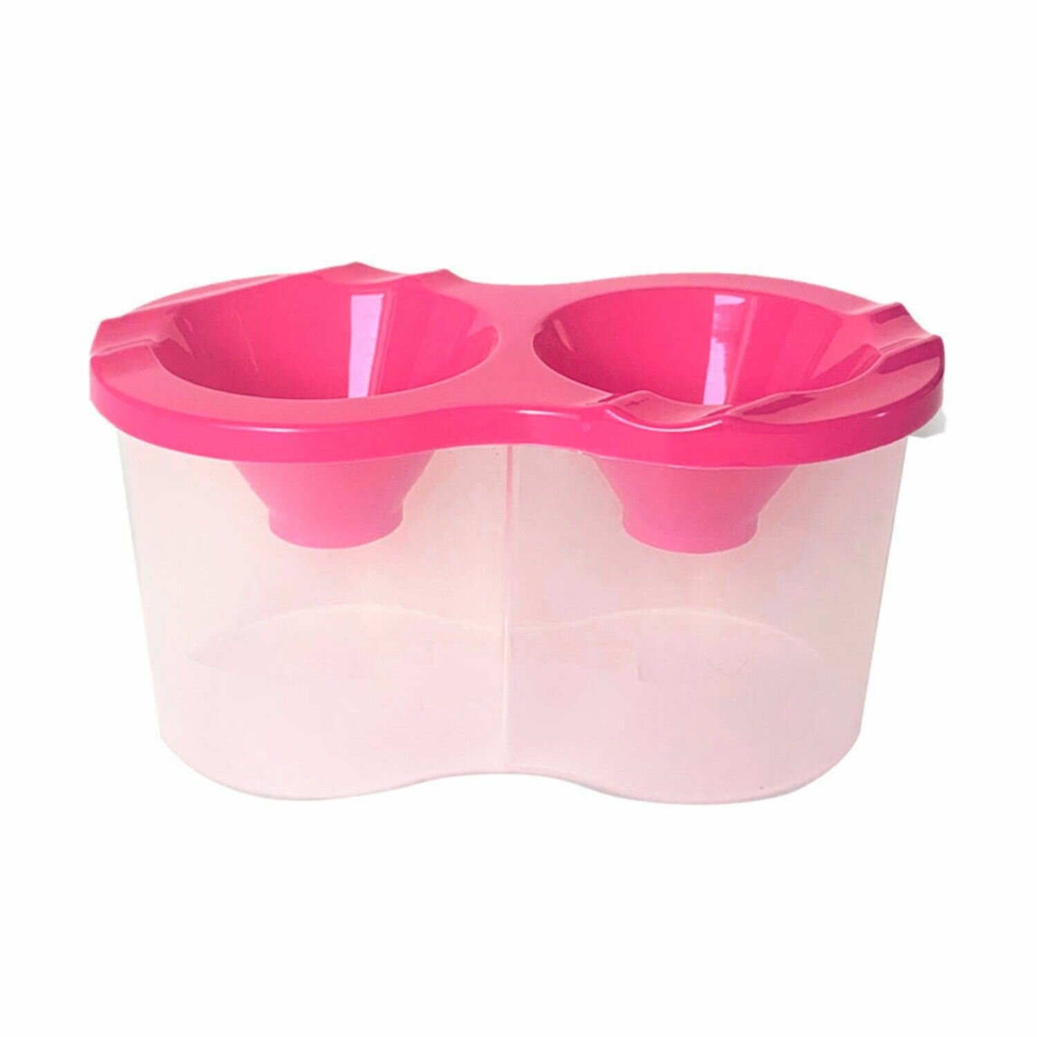 Стакан непроливайка двойной с держателем для кистей