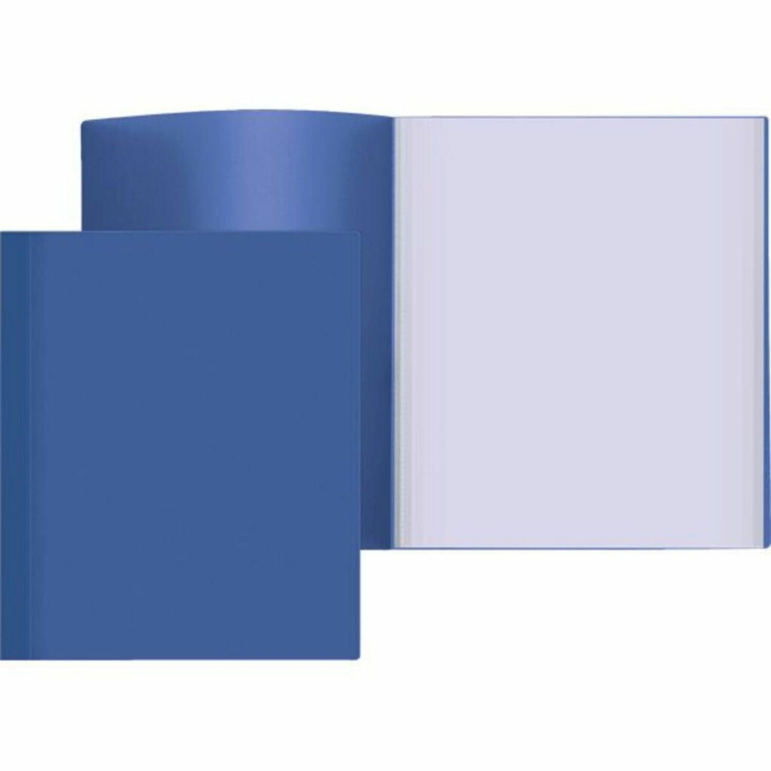 Папка файл А4 60лист 0.50мм, синяя