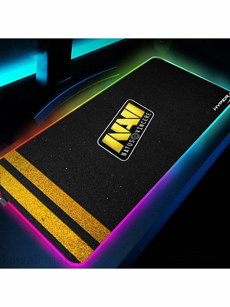 Коврик HyperX "Luminous", для игрового компьютера, нескользящий, с подсветкой