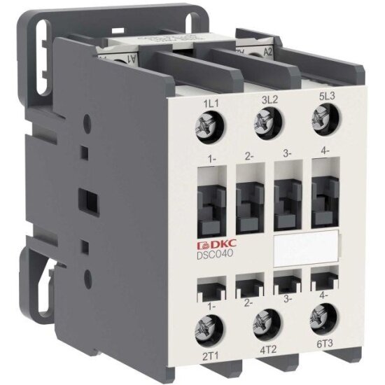 Контактор магнитный Dkc YON DSC040 40A 18.5кВт AC3 3P кат.220В AC, DSC040-3C00A230
