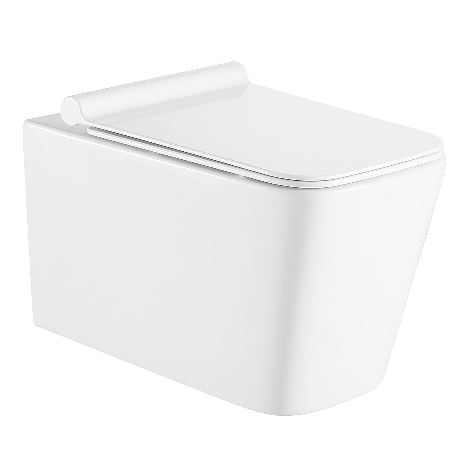 Унитаз подвесной Azario Mona 530x360x365 безободковый, в комплекте с сидением микролифт (AZ-0057)