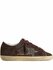 Кроссовки Golden Goose Super Star, размер 37, коричневый/серый/оранжевый