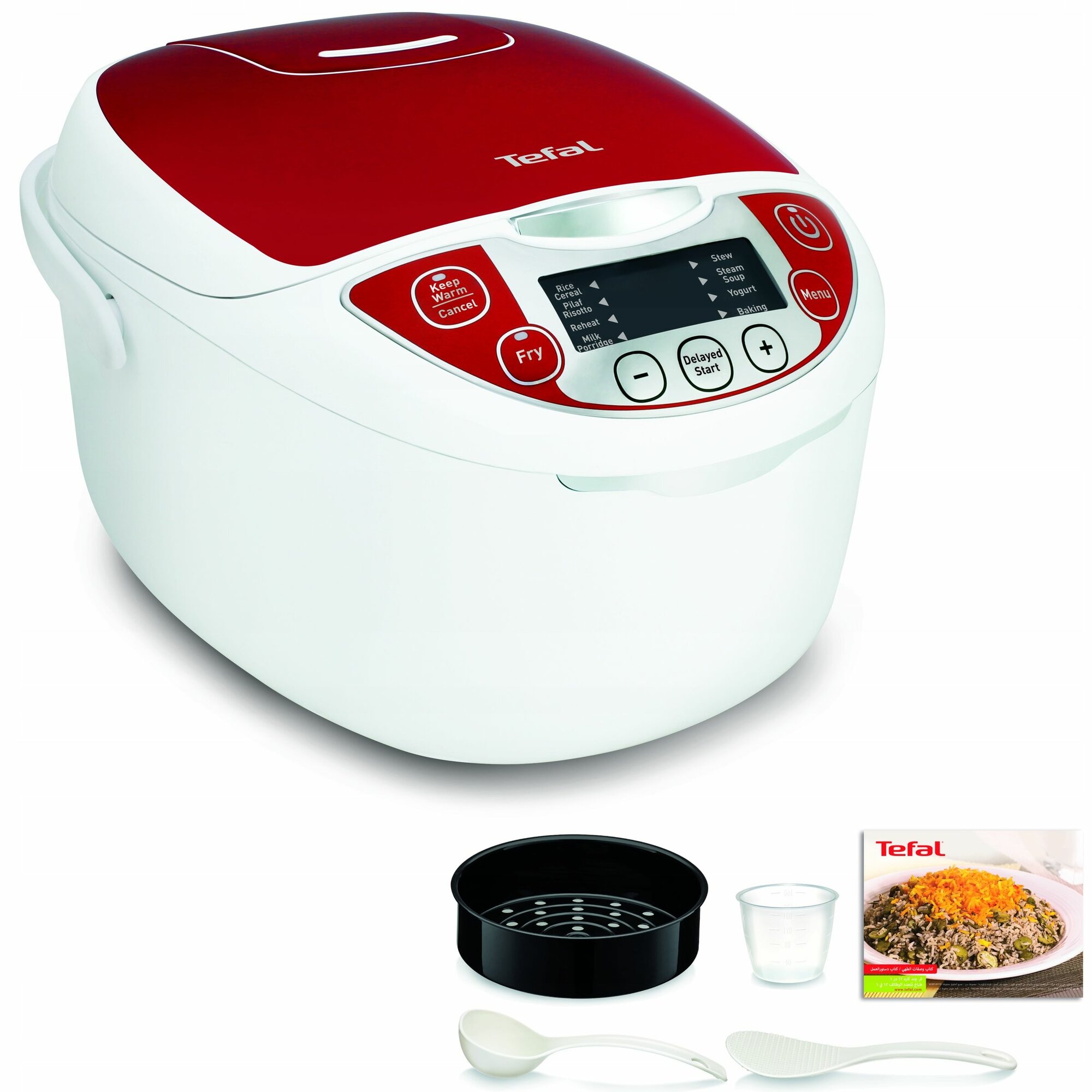 Мультиварка Tefal "Fuzzy Led" RK7051, 9 программ, 5 л, антипригарное керамическое покрытие