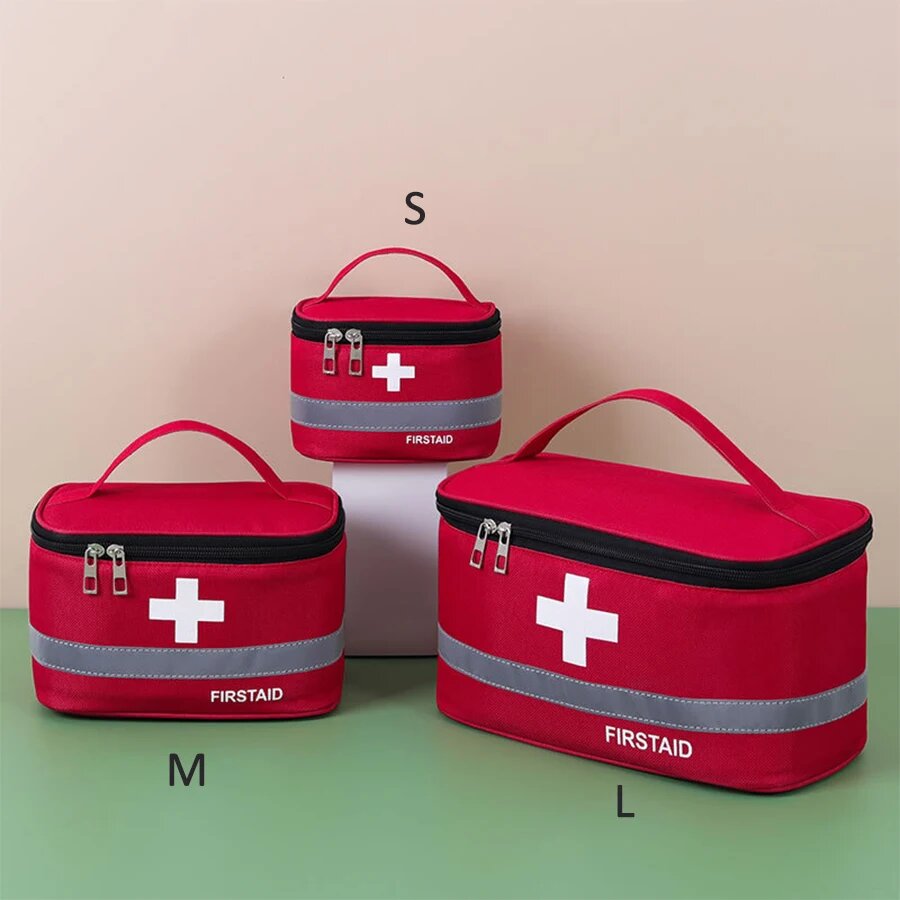 Красная медицинская сумка First Aid, S