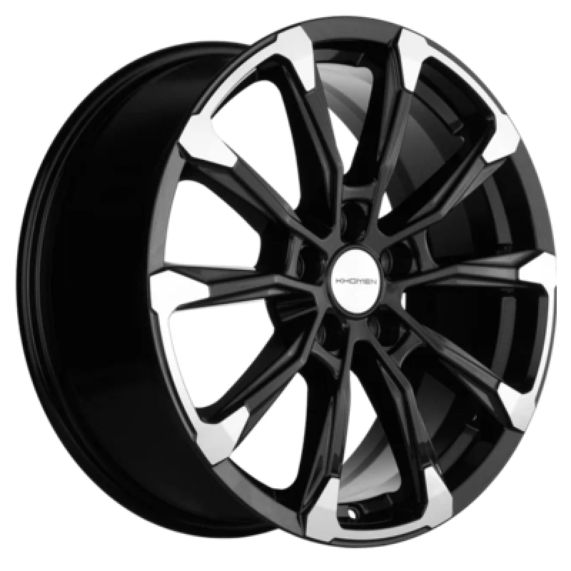 Диск колесный Khomen Wheels KHW1808 (RAV4) 7,5x18 5x114,3 Dia60.1 ET45 цвет Black-FP