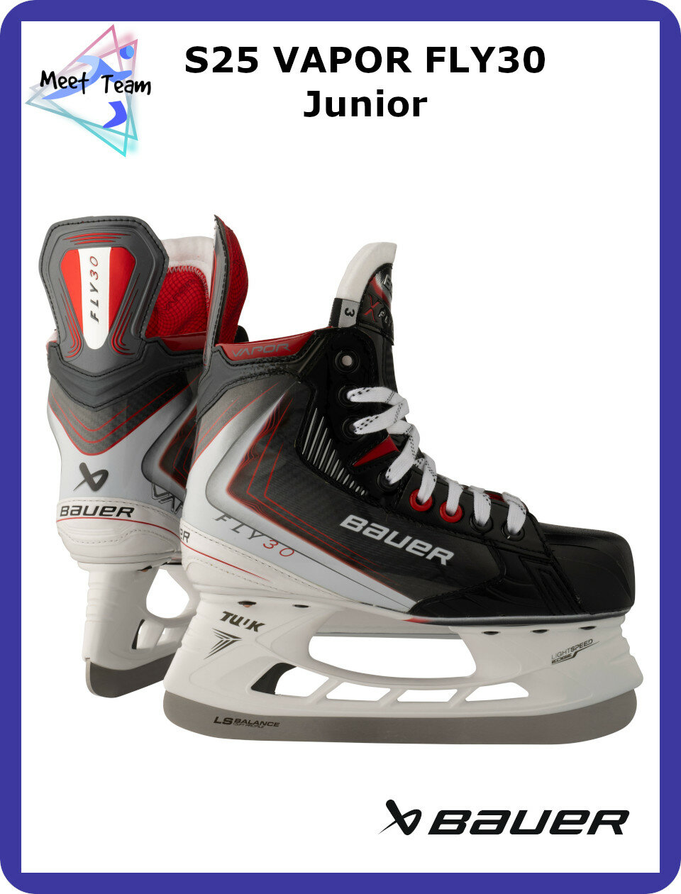 Коньки хоккейные BAUER S25 VAPOR FLY30 JR