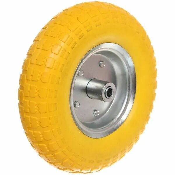 Колесо для тачки тележки садовой полиуретан 325/300-8, внут. d16мм 06.002.00029