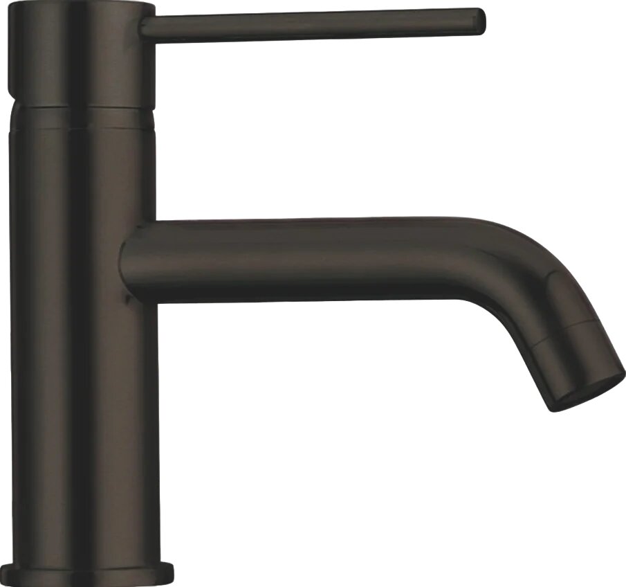 Смеситель для раковины Paini Cox 78PZ211LBL черный, матовый, кран для ванной в раковину, из латуни, рычажный, с керамическим картриджем, с донным клапаном
