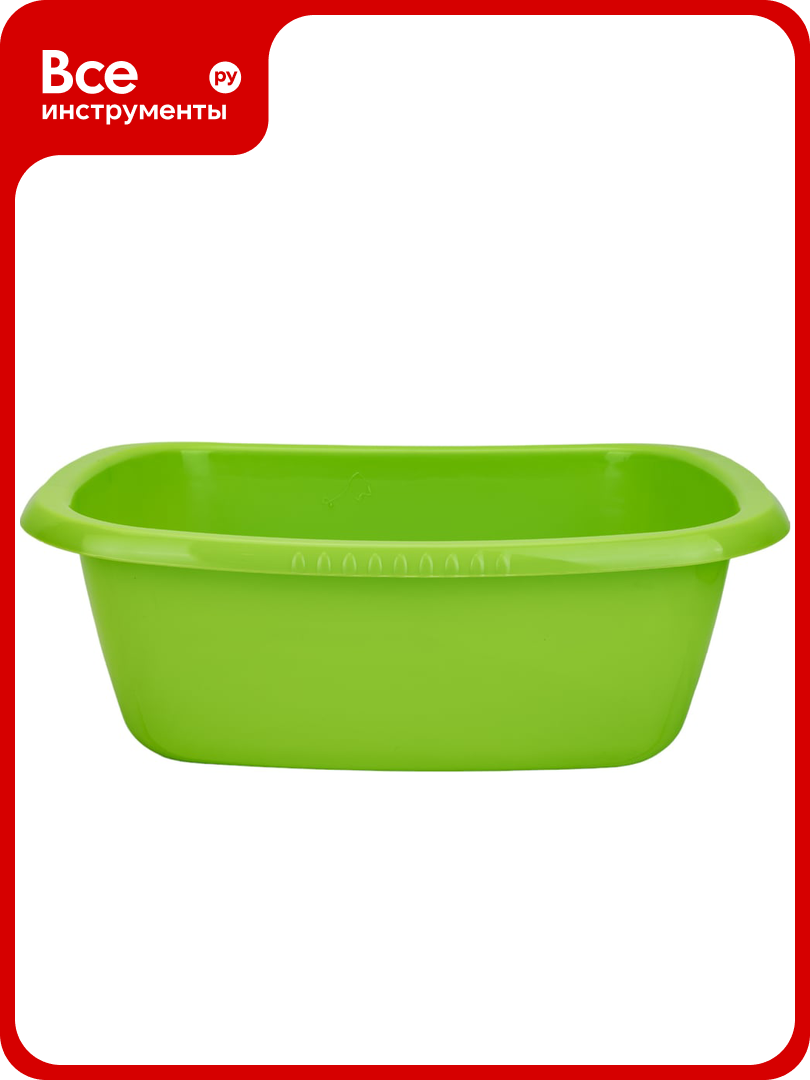 Таз Martika Водолей овальный 24л салатовый С623САЛ, из экологически, стирки или мытья