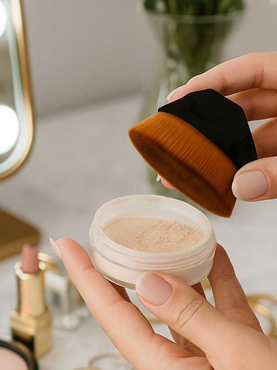 Кисть для тональной основы Мяг&Со Кабуки для лица косметическая