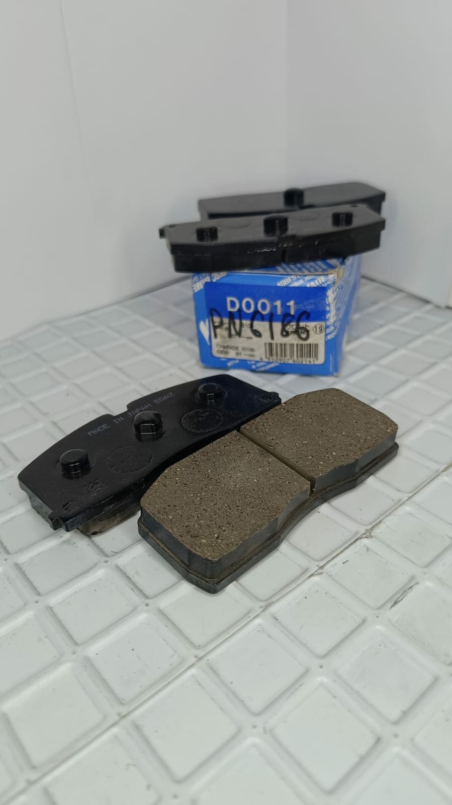 Тормозные колодки KASHIYAMA D0011, PN6186, для Daihatsu, Geely, Hafei, LoBo, передние, черные
