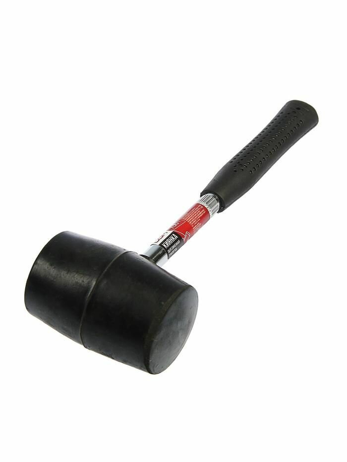 Киянка резиновая LOM, металлическая обрезиненная рукоятка, 700 г