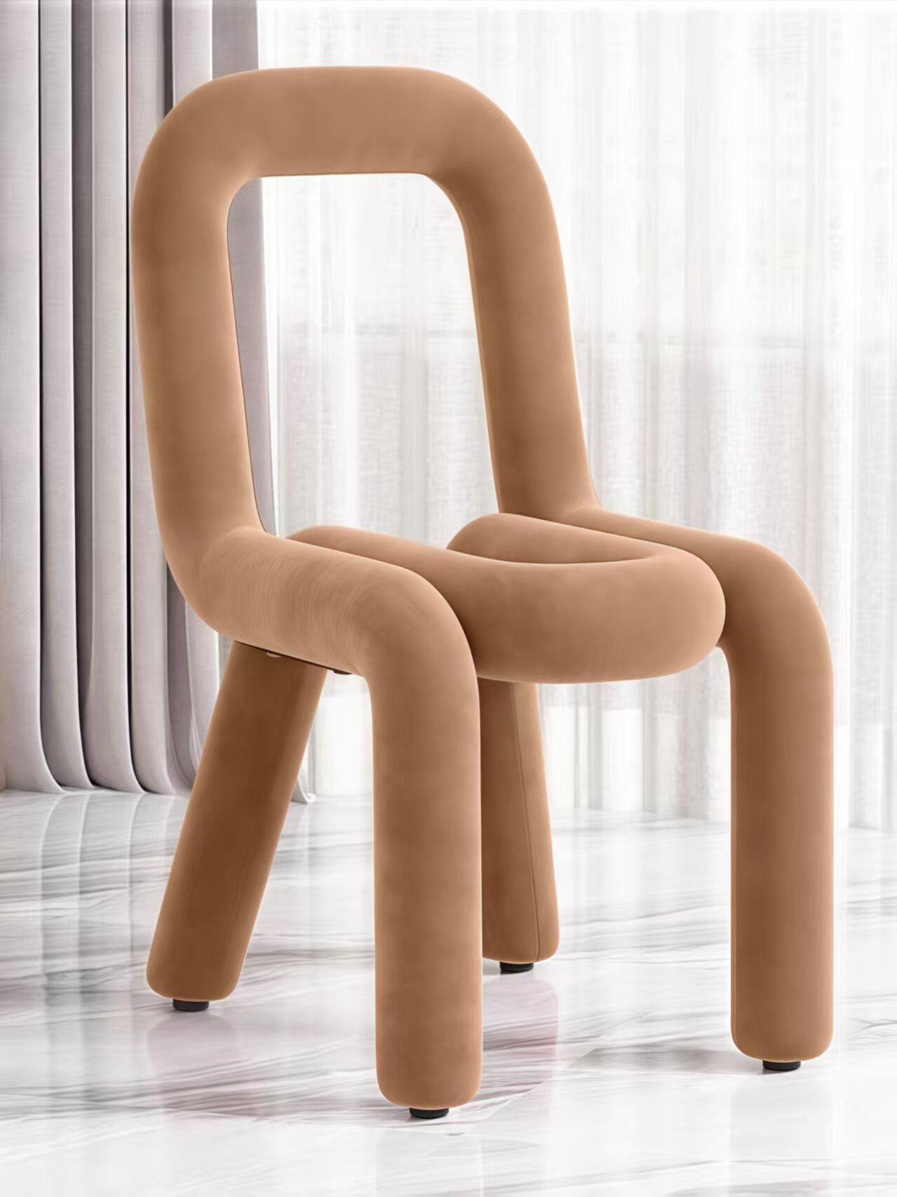 Стул Nordic Ins для спальни, Elbow Creative Simple, дизайнерский обеденный особой формы