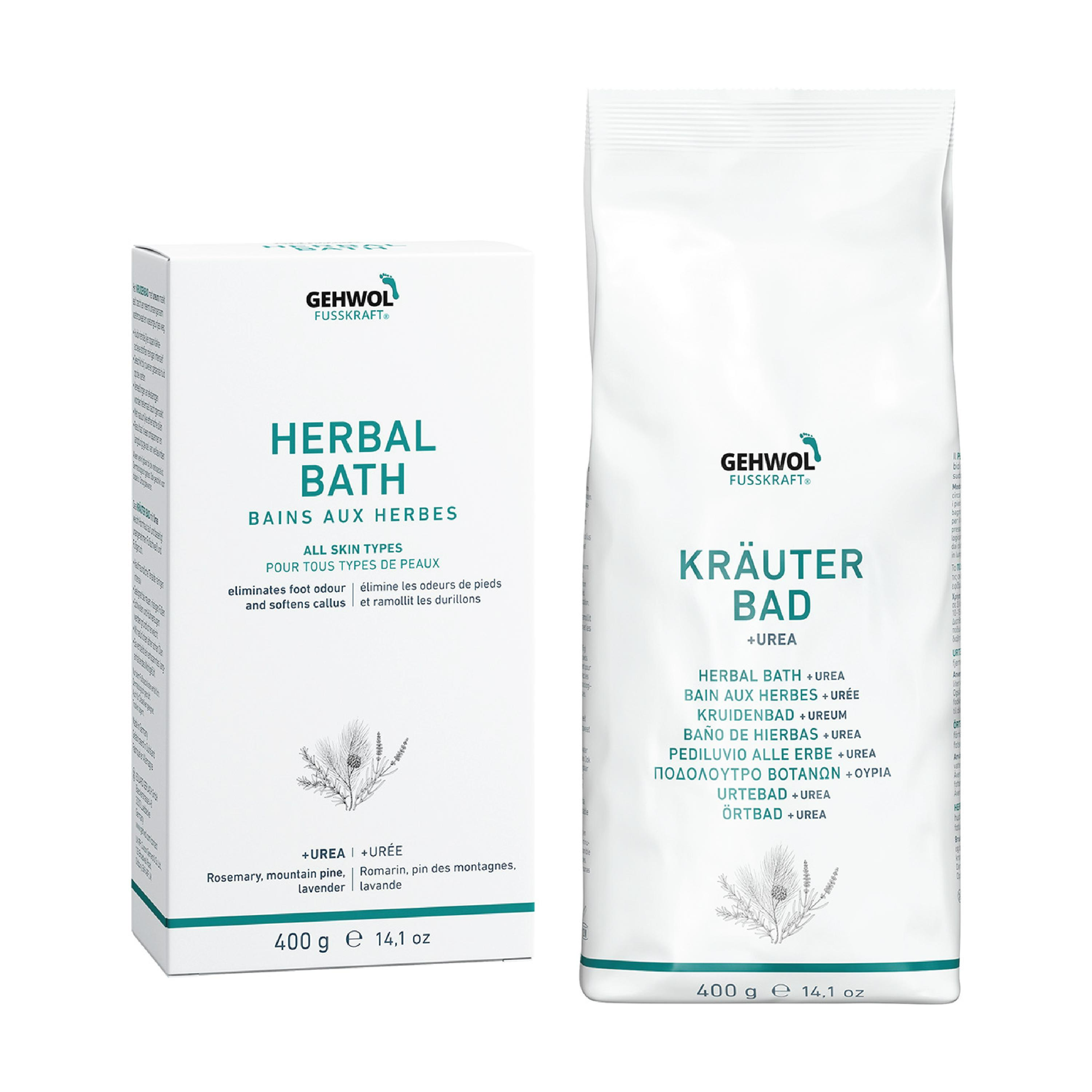 Gehwol Fusskraft Herbal Bath - Травяная ванна 400 гр