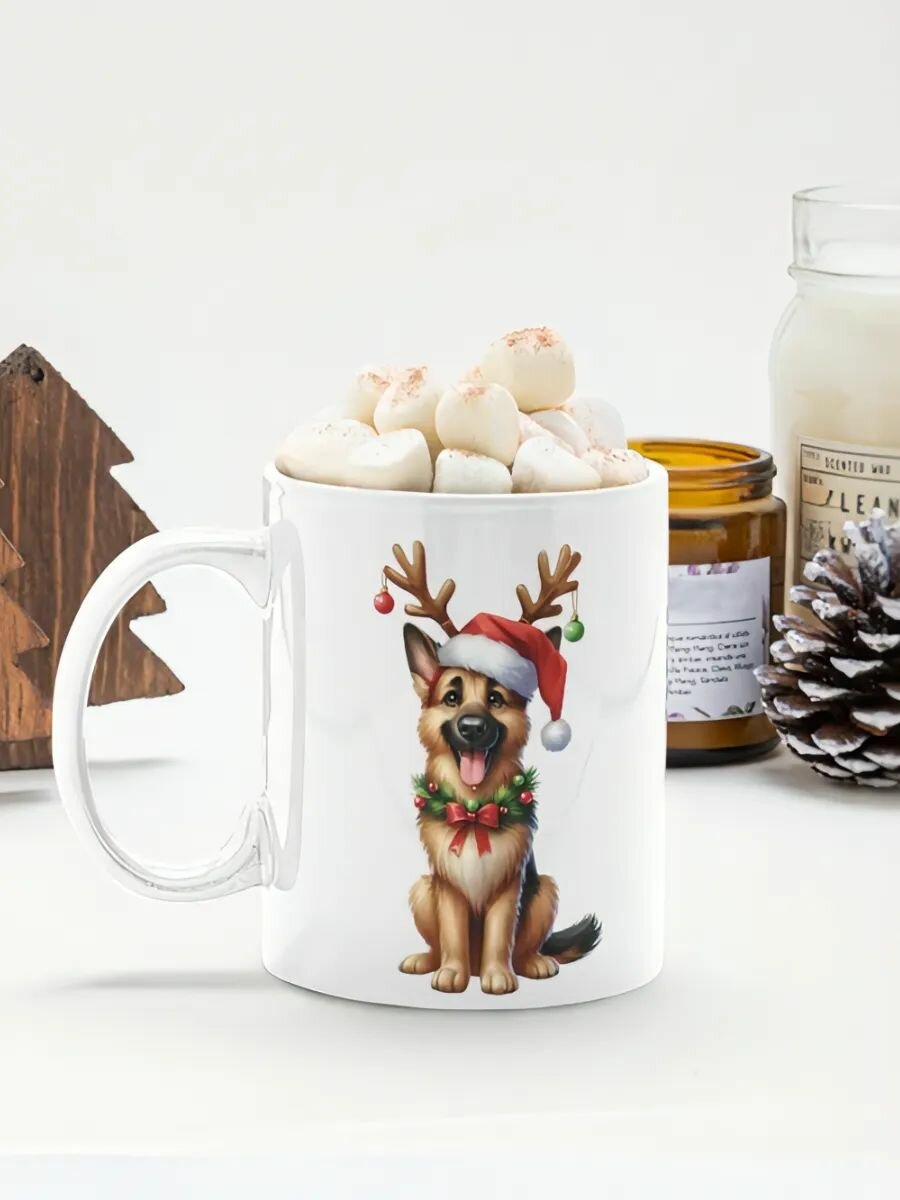 Кружка подарочная Немецкая овчарка, 330 мл