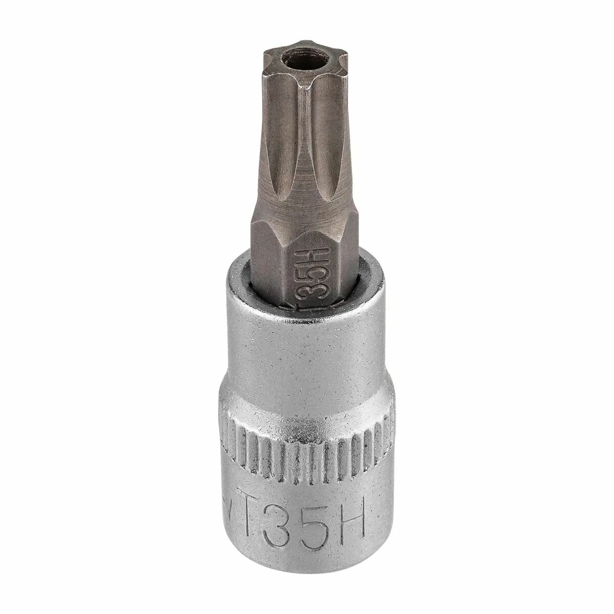 Головка-бита TORX 1/4", T35H c отверстием ROCKFORCE