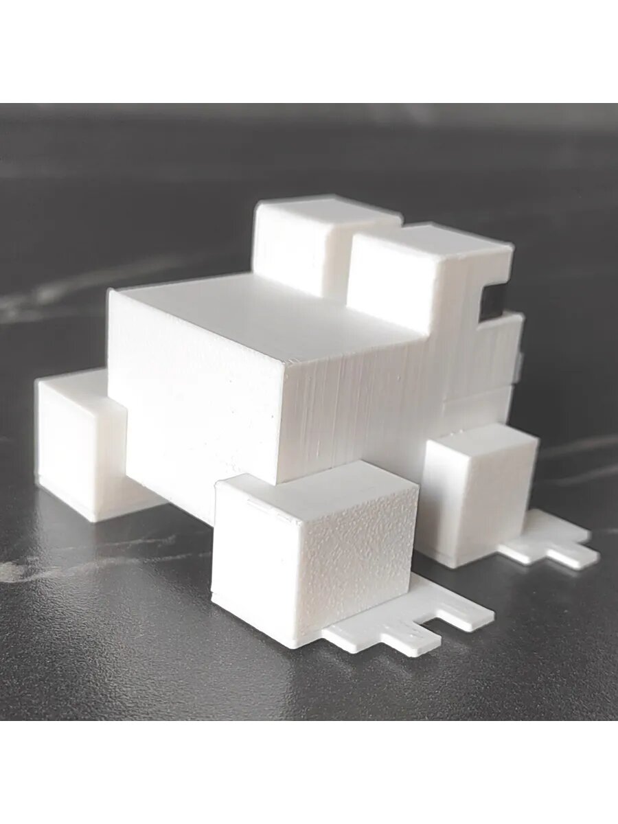 Фигурка Minecraft White Frog — фото 1