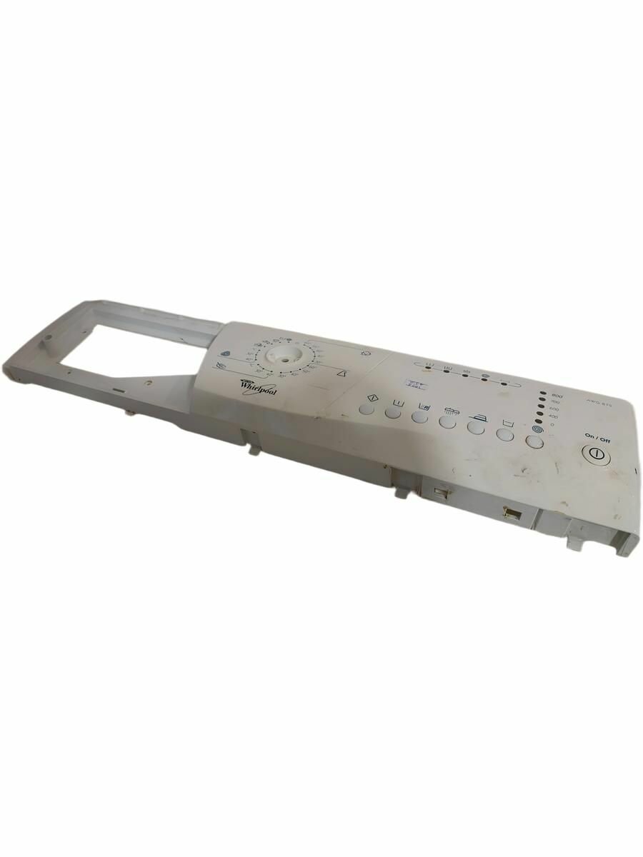 Передняя панель крышка модуля индикации для стиральной машины Whirlpool Вирпул