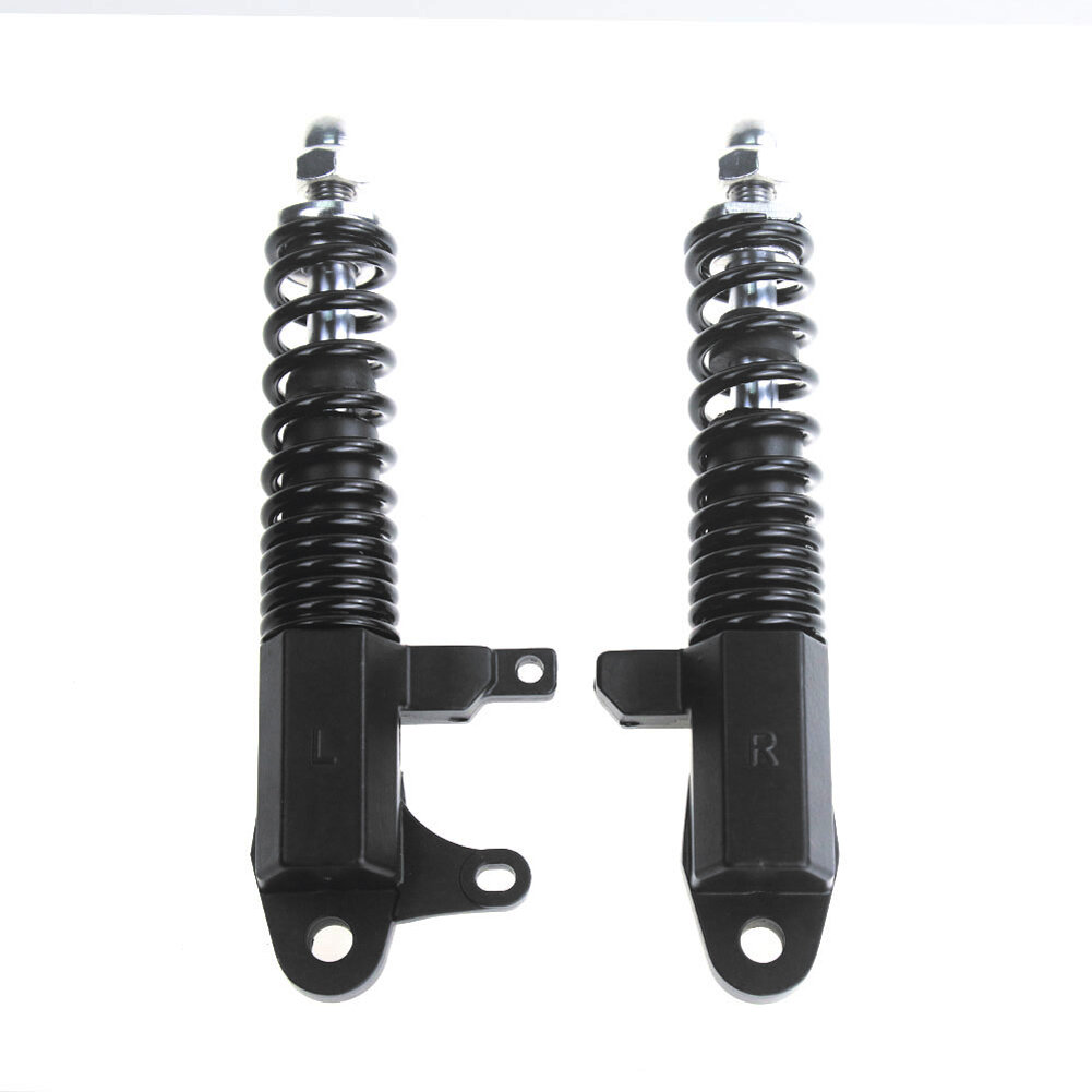 10 Inch Electric Scooter Front Shock Absorber Hydraulic Shock Absorber Wheel Shockproof Spring Rebound Scooter Accessory Black Aluminum Alloy 225mm 8.9oz 1200g 42.3oz 2 Shock Absorber