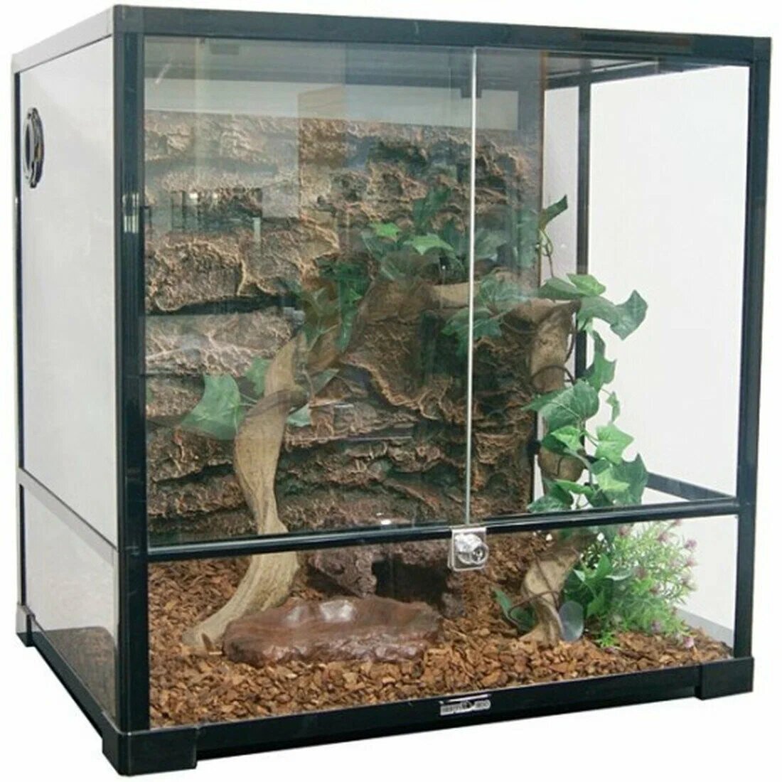 Террариум сборный стеклянный с распашными дверцами, размер - 45 х 45 х 45 см, Repti-Zoo 0105RK 83635003