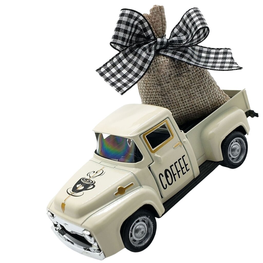 Декоры для кофейных баров Farmhouses Модель мини-грузовика с сумкой для многоуровневых декоров лотков