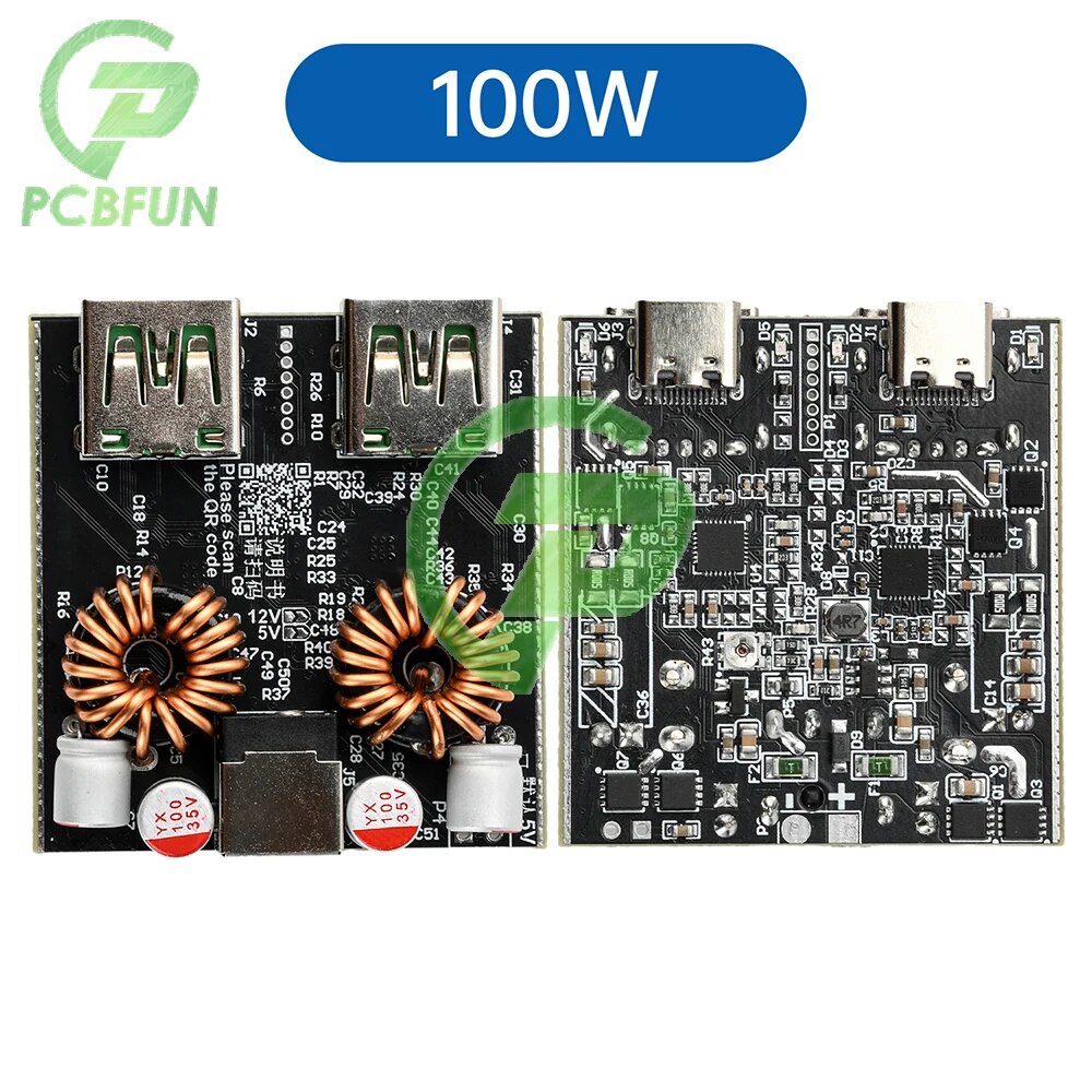Модуль быстрой зарядки pcbfun 140/100 Вт