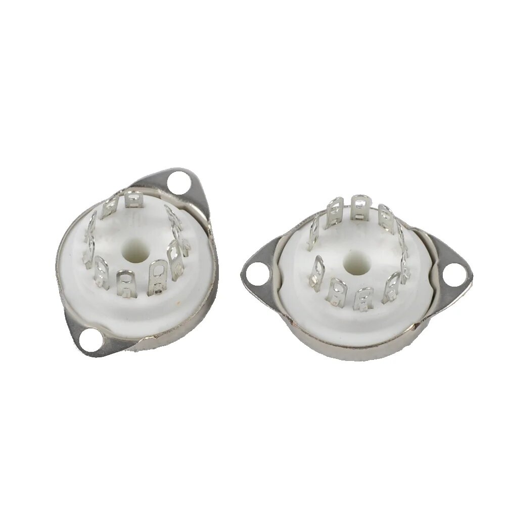 KDHLJIA 2 шт. керамические ламповые разъемы 6AF9 6X9 для лампового усилителя