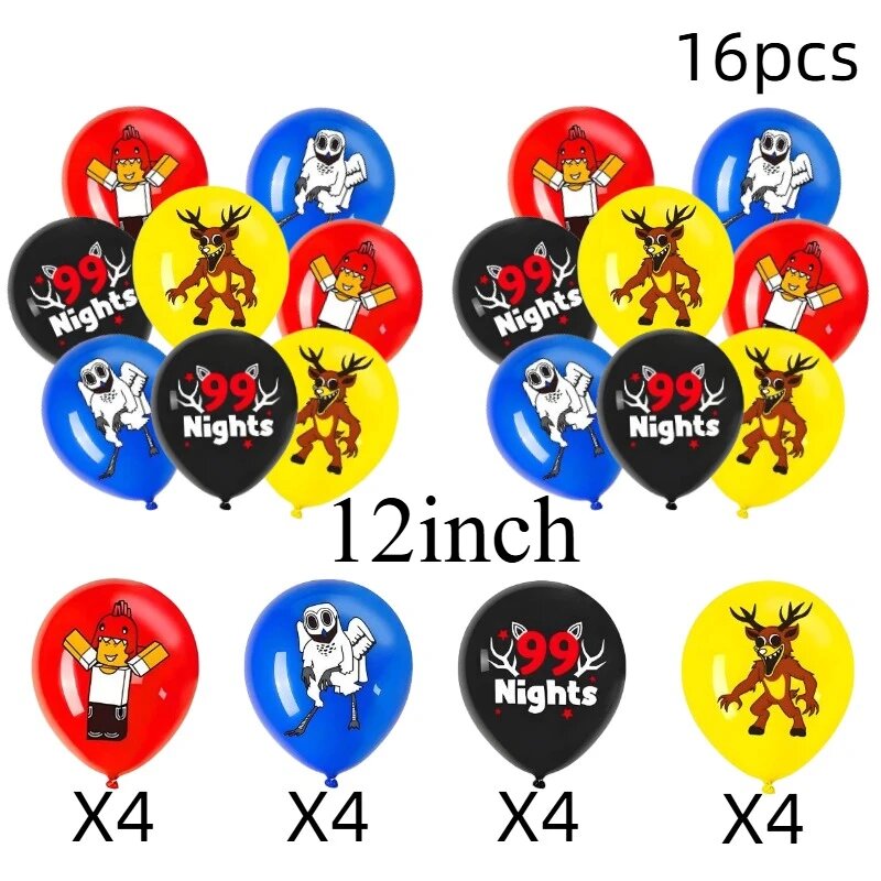 16шт Шары "Five Nights at Freddy's" 12 дюймов