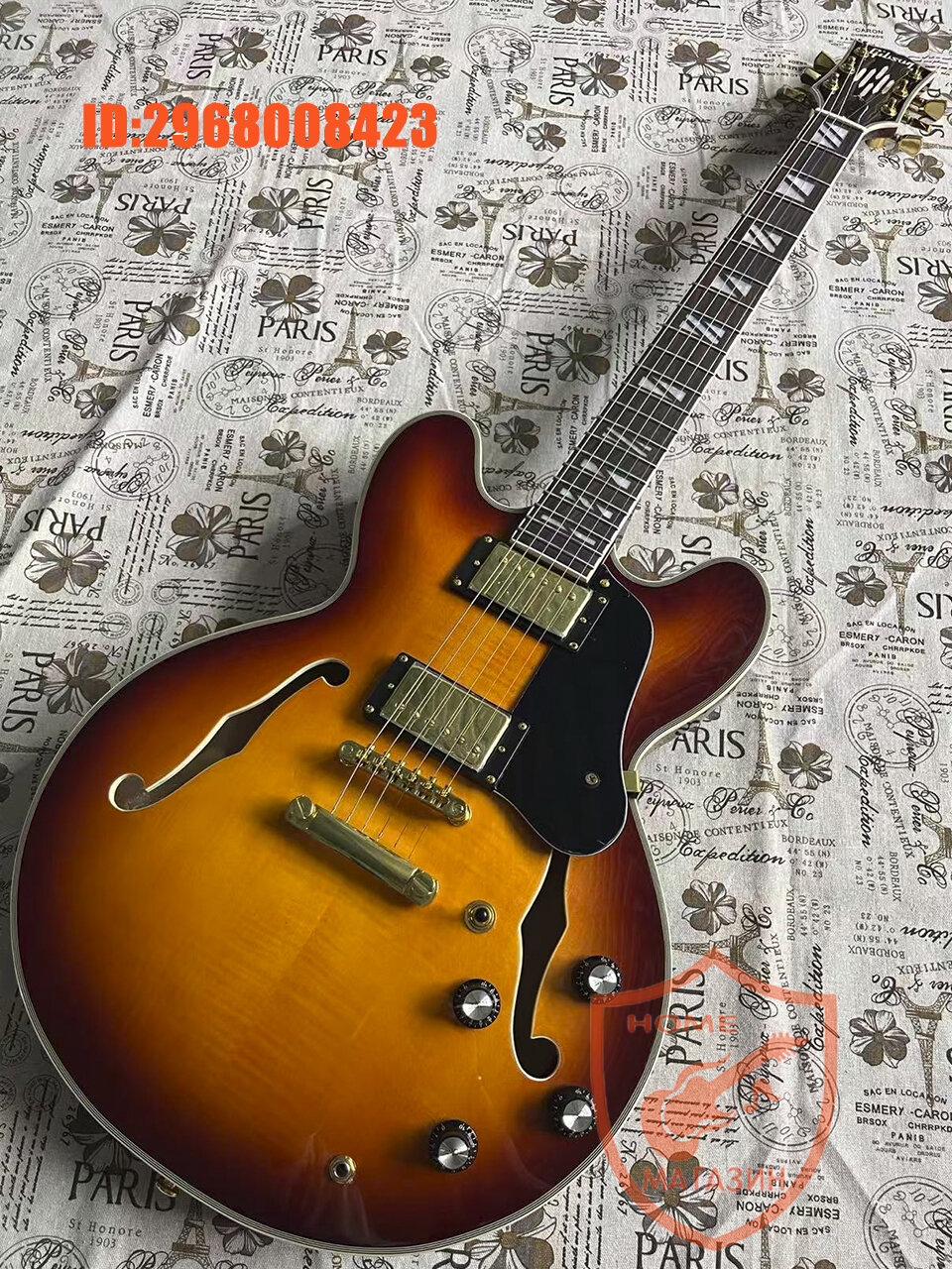 Электрогитара Gibso LP CUSTOM Камуфляж Aperture Green