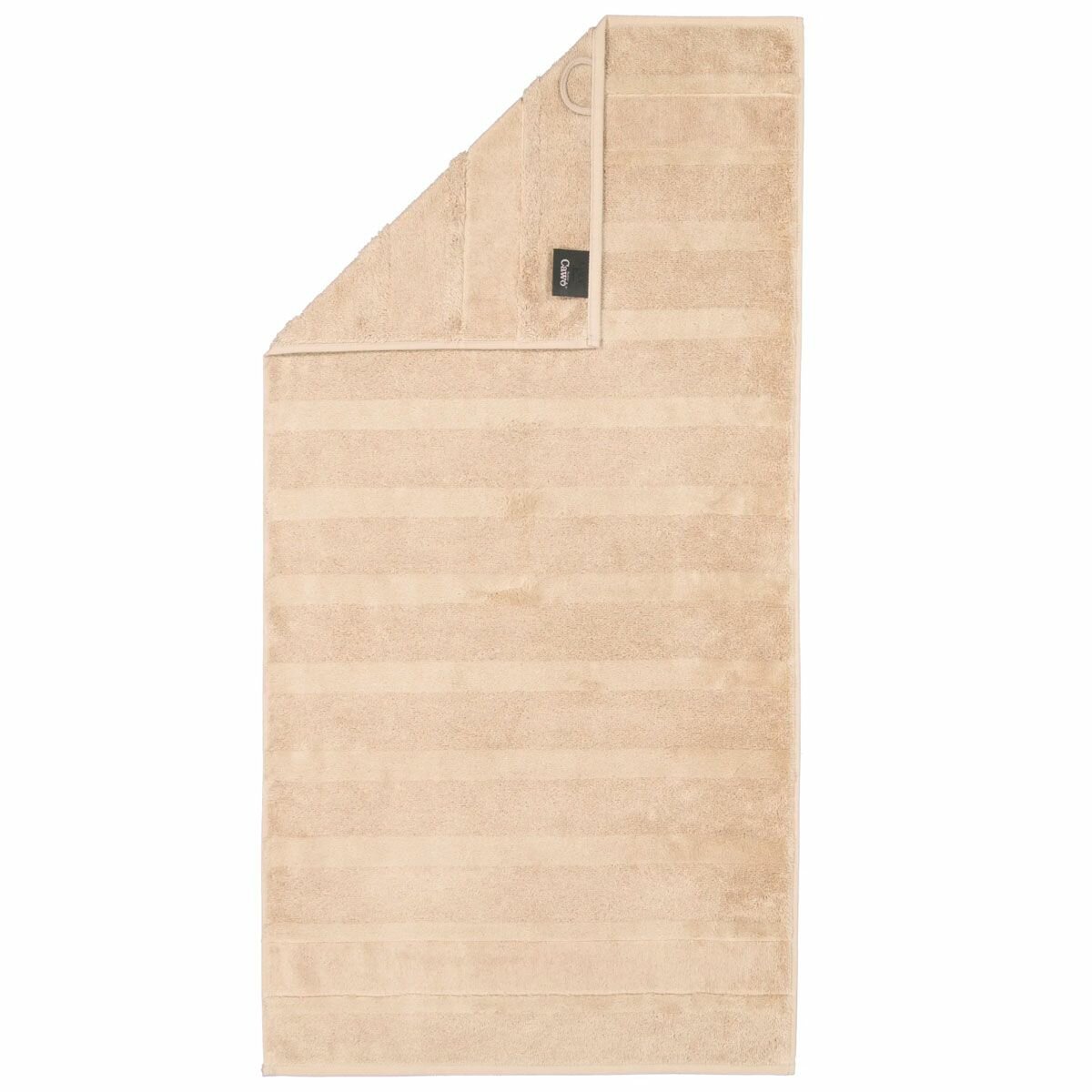 Полотенце махровое Cawo Noblesse 50x100см, цвет бежевый, плотность 550 г/м2