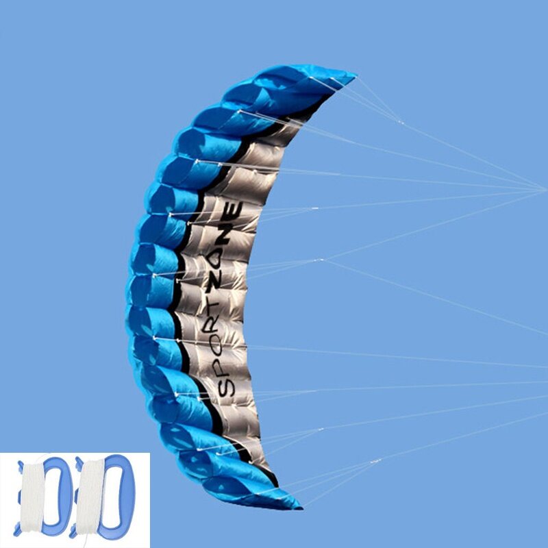 Параплан премиум качество новинка 2 5 м двойная линия парафойл параплан для трюковых спортивных кайтов для пляжных приключений