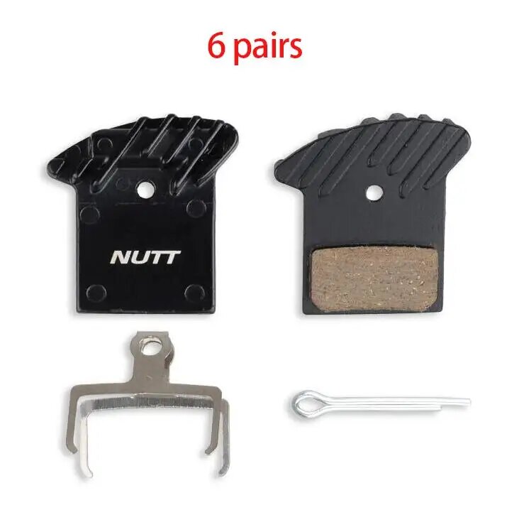 Тормозные колодки NUTT полуметаллические для горных велосипедов 6 pairs