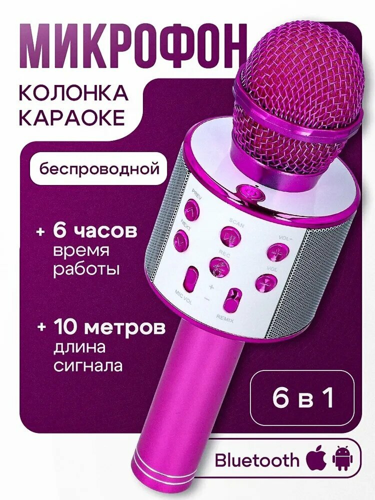 Микрофон беспроводной колонка