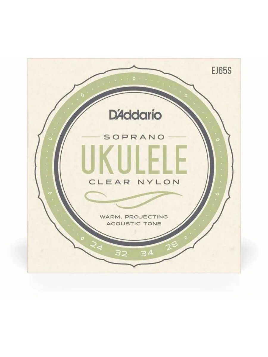 D'ADDARIO EJ65S струны для укулеле сопрано — фото 1