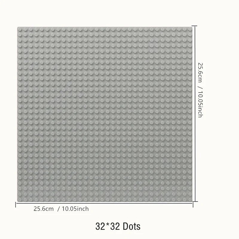 База для LEGO 32x32, серая