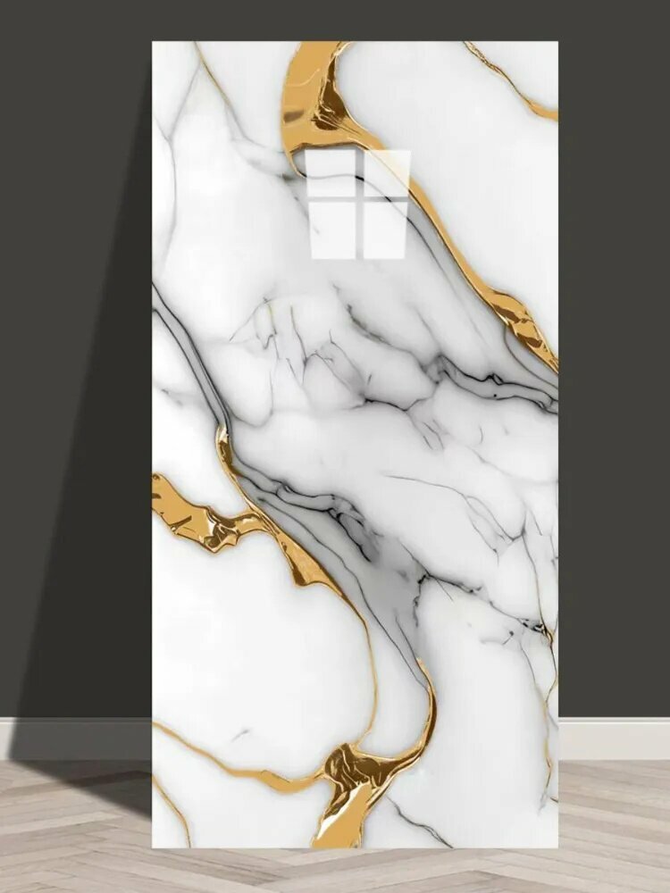 Самоклеящаяся панель для стен под мрамор декоративная плитка для ванной и кухни влагостойкие, 30х60 см 15 шт