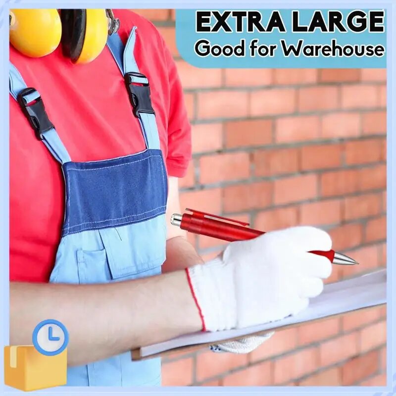 Популярные 6-шт большие ручки Jumbo Pen оптом со стержнями Очень большие шариковые ручки Черные чернильные толстые ручки Гигантская ручка большого размера Выдвижная