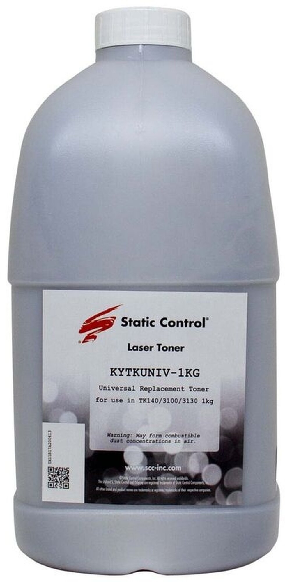 Тонер Static Control KYTKUNIV-10KG, для принтеров Kyocera, черный, 10 кг