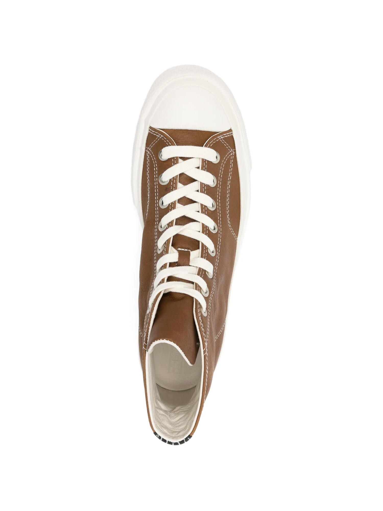 Кроссовки Converse First String Chuck Taylor All Star, размер 7 US, коричневый/серый/оранжевый — фото 1