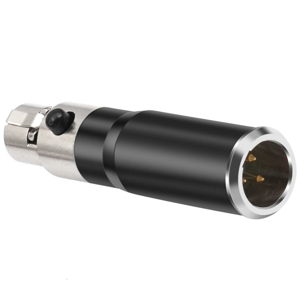 Разъемы для микрофонов с 4-контактным XLR-гнездом и 3-контактным MIni XLR-штекером