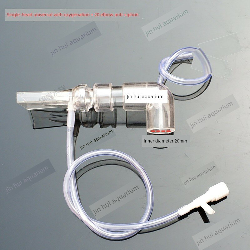 Аэратор для аквариума: прозрачная трубка Вентури с носовым соплом, бесшумная, для модификации системы оксигенации,