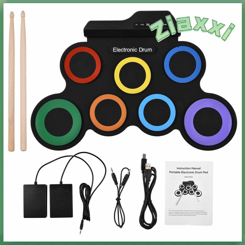 Электронный ударный набор, многофункциональный и портативный, для музыкантов и практики