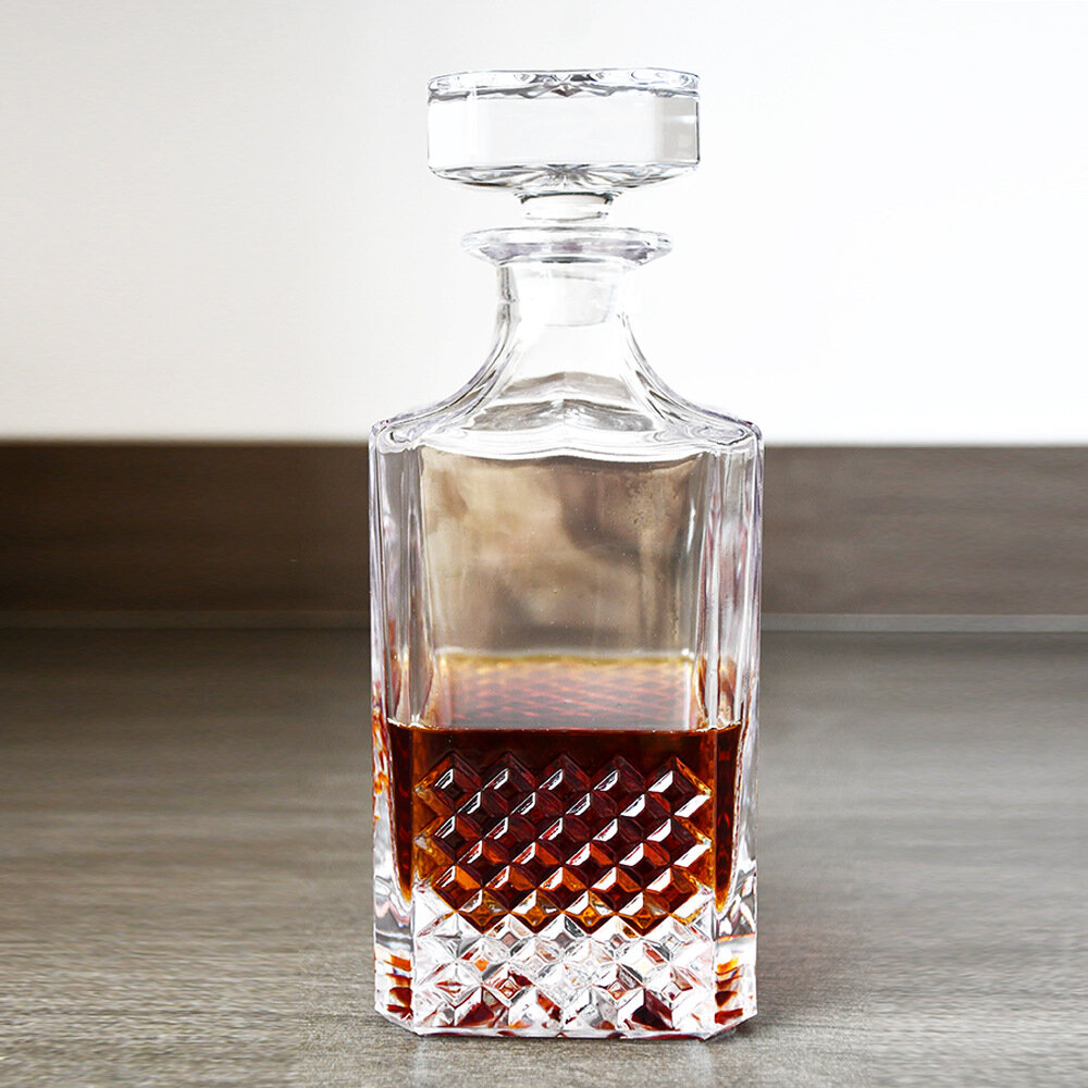 Европейская хрустальная бутылка для виски, бутылка для ликера, декантер, фляга для вина, винный кувшин, винные принадлежности, декоративный скандинавский стиль.